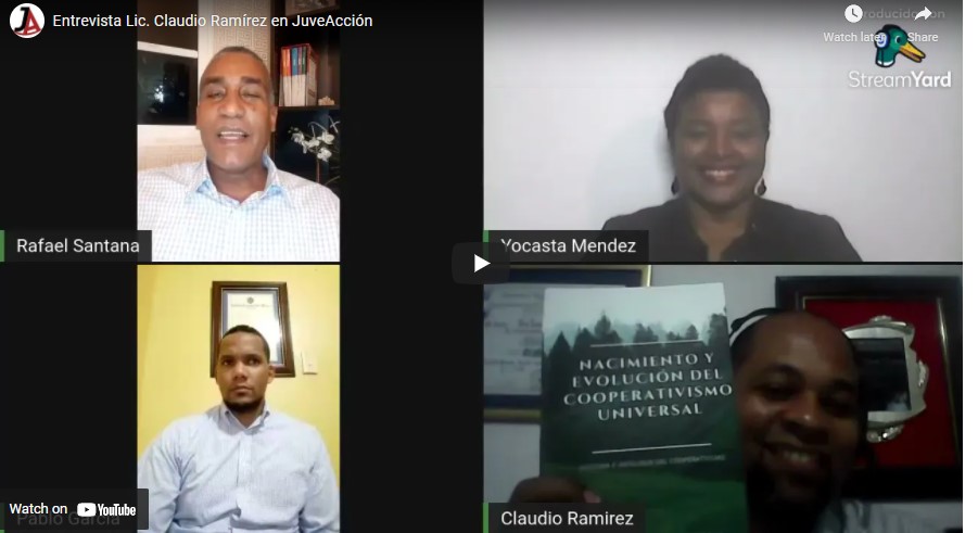 Entrevista Lic. Claudio Ramírez, joven cooperativista JuveAcción