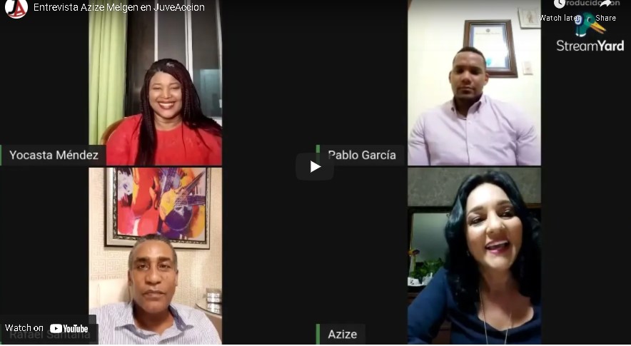 Entrevista Azize Melgen en JuveAccion